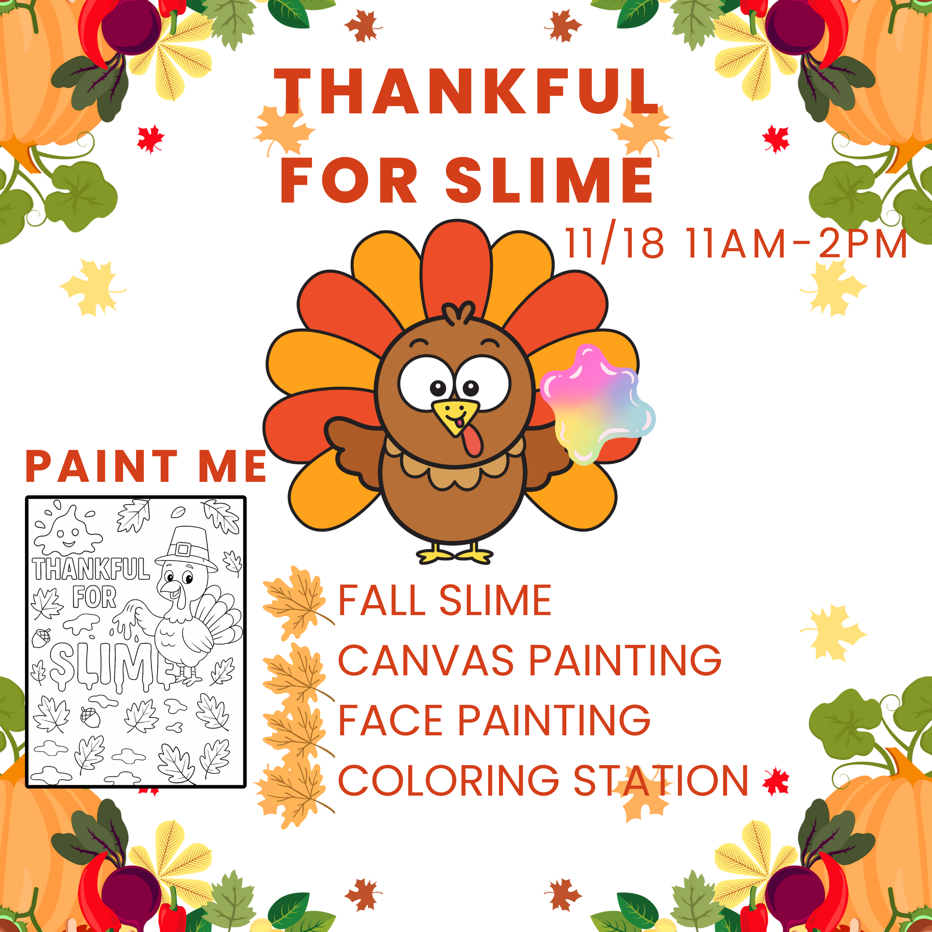 THANKFUL FOR SLIME 11/18 11am-2pm – UponAStarSA